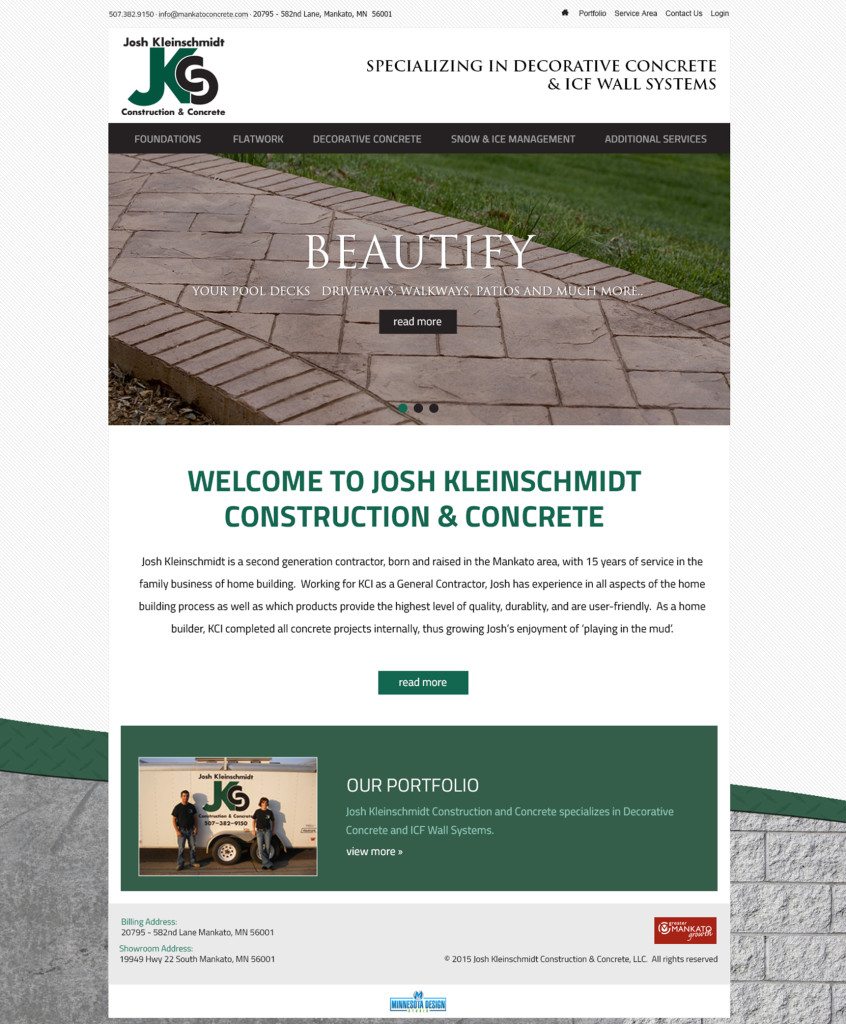 Web Design Portfolio - Web Design - Minnesota Design Studio