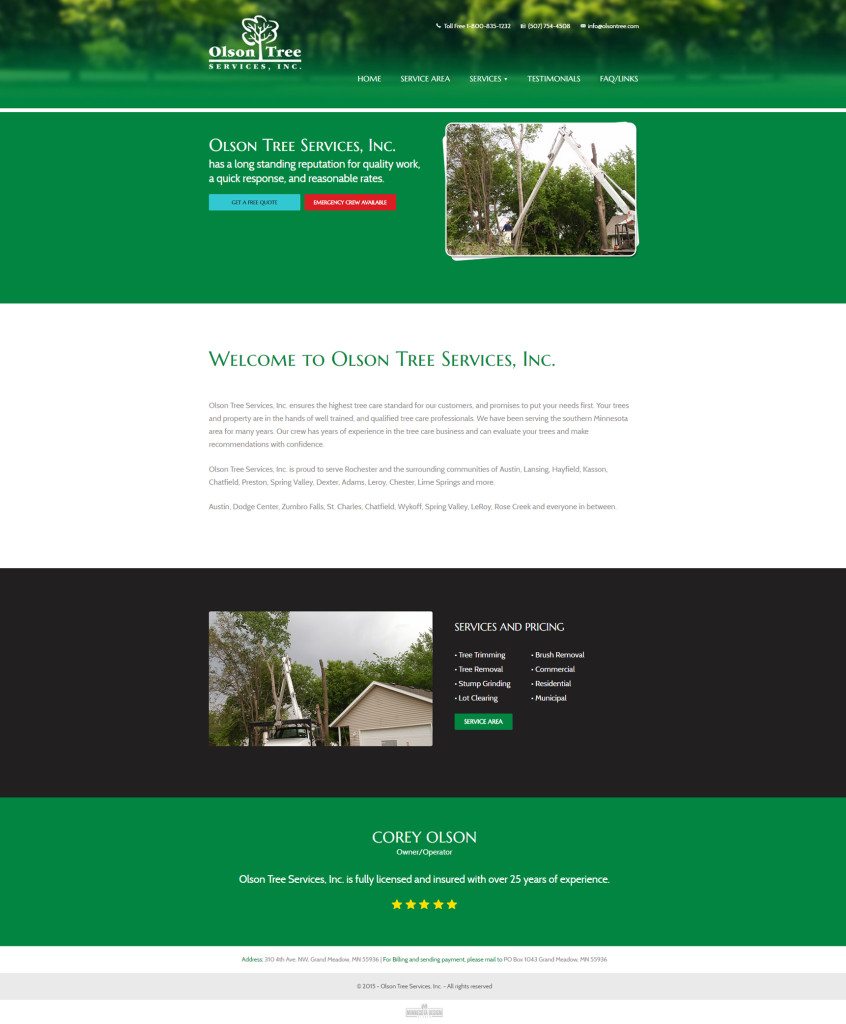 Web Design Portfolio - Web Design - Minnesota Design Studio